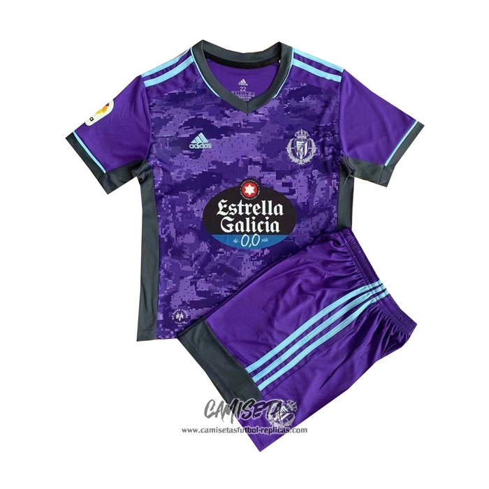 Segunda Camiseta Real Valladolid 2021-2022 Nino Segunda Camiseta Real Valladolid 2021-2022 Nino
